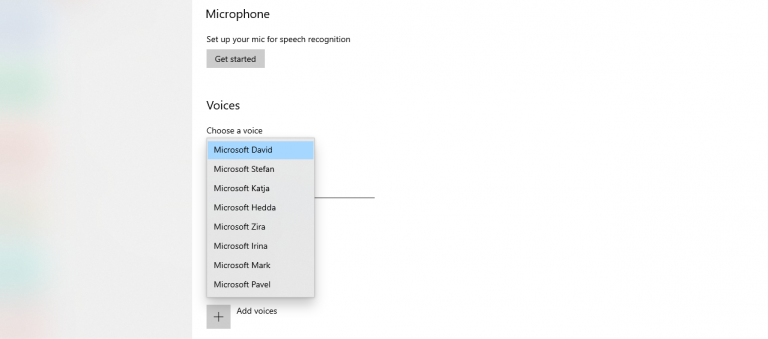 Changing text-to-speech voice, language (Windows 11, 10, 7) AVS-Blog