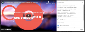 What does embedding a video mean | AVS4YOU-Blog AVS-Blog